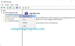 Install And Configure DNS Server On Windows Server ComputingForGeeks