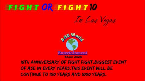 10th Anniversary Of Fight Or Fight Ppv Rwrestlinggm