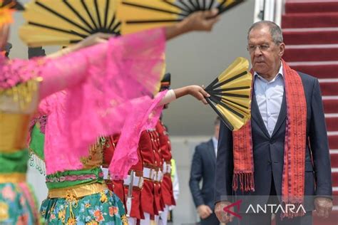 Menlu Rusia Sergey Lavrov Tiba Di Indonesia ANTARA News