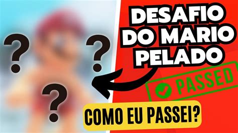 FIZ O DESAFIO DO MARIO PELADO NO MARIO WONDER COMO FIZ PARA PASSAR