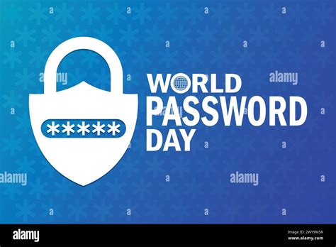 World Password Day Wallpaper With Typography World Password Day