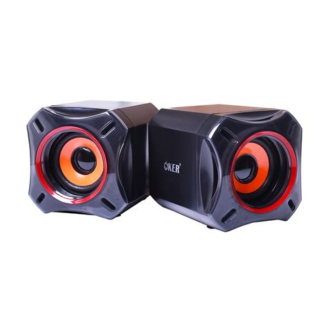ลำโพง ลำโพงคอมพิวเตอร์ Oker M8 2 0 Multimedia Desktop Speaker รับประกัน