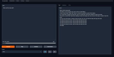 do you think the llama model is stupid · oobabooga text generation