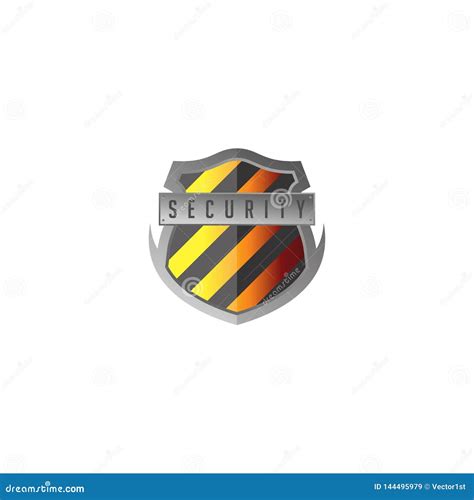 Muestra Del Antivirus Del Escudo De La Protecci n Ilustración del