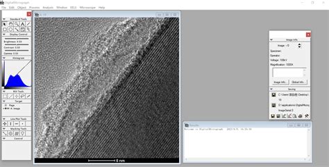 Digital Micrograph P1 处理和分析TEM图像 哔哩哔哩
