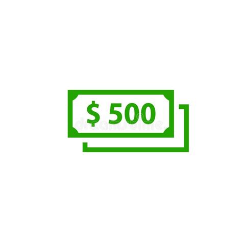 500 Bill Clip Art