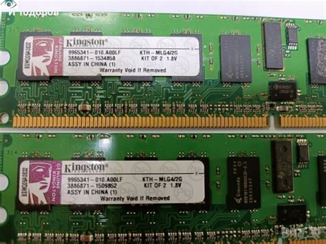 Ddr2 Ecc 4gb Kit 2х2gb 400 Pc2 3200 Kingston в Ram памет в гр Пазарджик Id40356449 — Bazar Bg