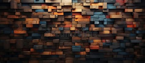 Wooden Cubes Background Stock Illustration Illustration Of Pattern 296395223