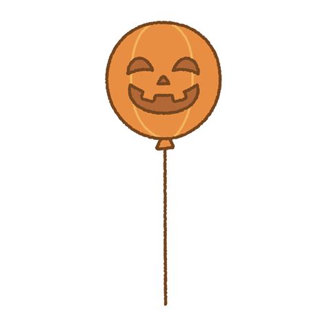 ハロウィンの風船のイラスト 商用okの無料イラスト素材サイト ツカッテ