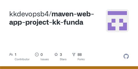 Github Kkdevopsb4maven Web App Project Kk Funda