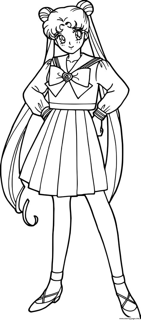 Cute Sailor Moon Coloring Pages Sailor Moon Coloring Pages Princess My XXX Hot Girl