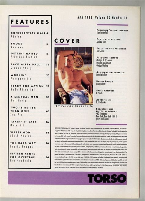 Torso 1994 Tony Lattanzi Sylvio Ferreira Armando Vargas Trent Reed