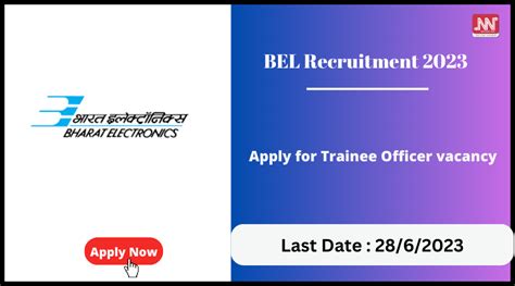 Bel Recruitment 2023 Apply For Trainee Officer Vacancy