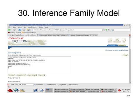 Ppt Oracle 10gr2 Rdf Spatial Network Data Model Examples Powerpoint