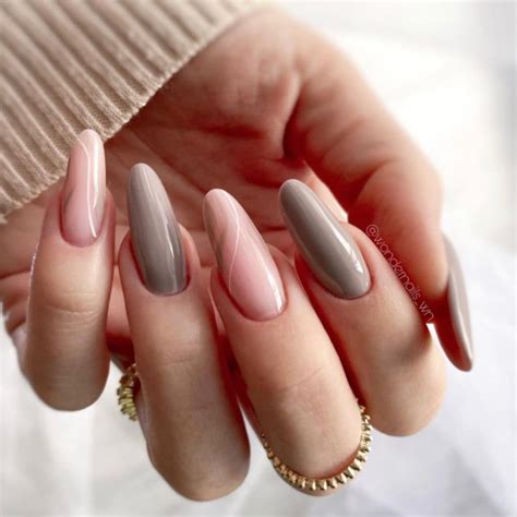 30 Pretty Fall Nail Designs In 2022 Neutral And Nude Pink Nails
