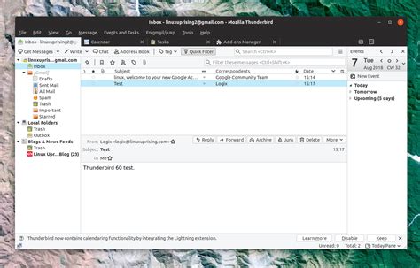 Ubuntu Thunderbird Mail Lasoparunning