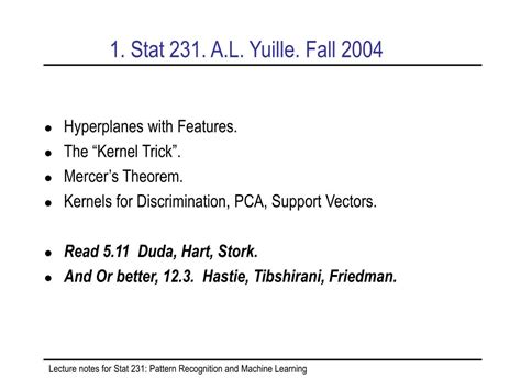 Ppt 1 Stat 231 A L Yuille Fall 2004 Powerpoint Presentation Free