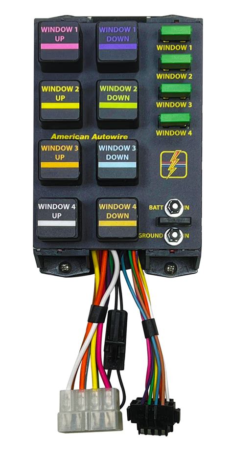 Power Window Reversing Relay Kit 4 Window American Autowire