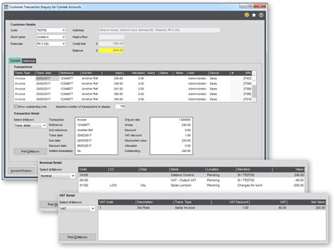 xml api for sage 200 transactions
