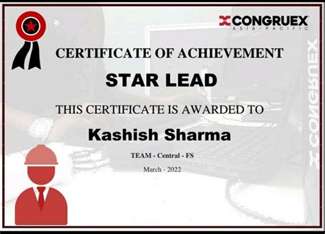 Kashish S On Linkedin Congruex Appreciation Quarterlyaward Q12022