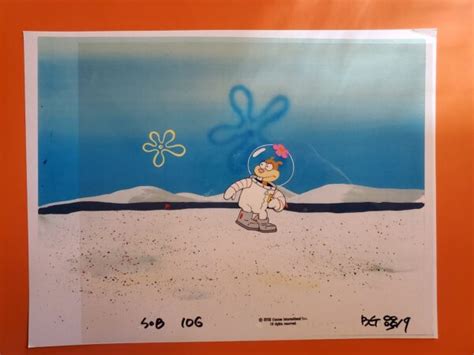 Spongebob Squarepants Cel Animation Art World