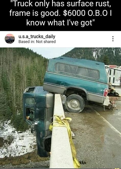 Truck Only Has Surface Rust Frame Is Good 6000 0b0 I Know What I