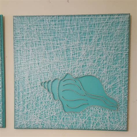 Conch Shell String Art 16 X16 Etsy
