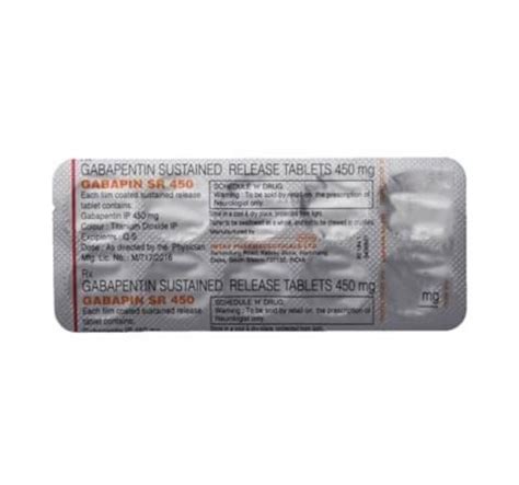 Gabapin Sr 450 Tablet