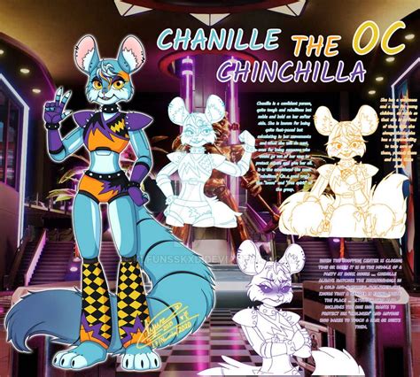 FNAF SB OC Chanelle The Chinchilla ENGLISH By KlfunsskXD On