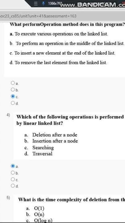 Nptel Data Structure And Algorithms Using Java Week 04 Quiz Assignment
