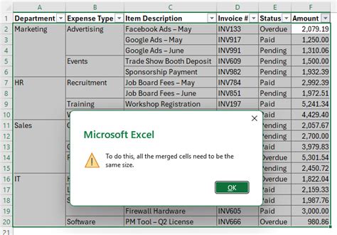 Dynamic Merged Cells In Excel • My Online Training Hub