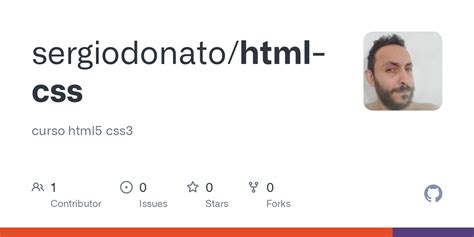 Github Sergiodonatohtml Css Curso Html5 Css3