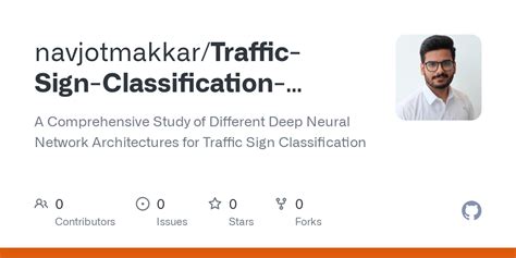 Github Navjotmakkartraffic Sign Classification Neural Network