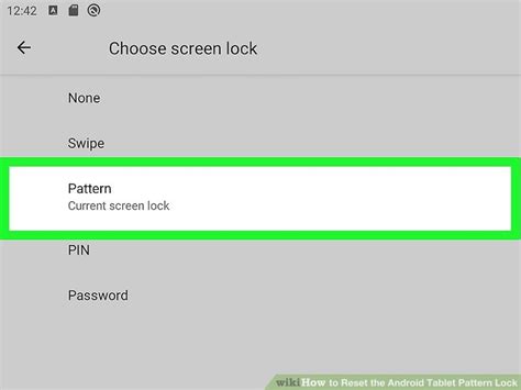 Ways To Reset The Android Tablet Pattern Lock Wikihow