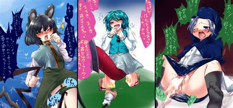 Rule 34 Autocunnilingus Blue Eyes Blue Hair Blush Color Cunnilingus