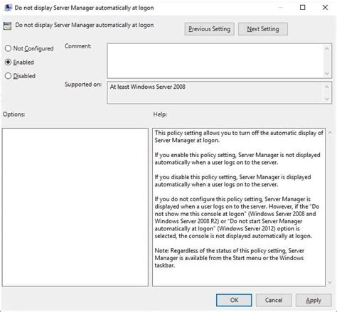 Tutorial GPO Disabling Server Manager After Login Step By Step