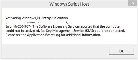 Fix Error Code 0xc004f074 In Windows 8 Windows 10