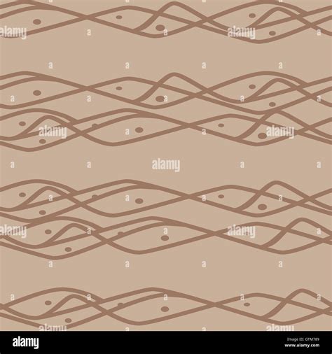Seamless Abstract Horizontal Lines Pattern Background Stock Vector
