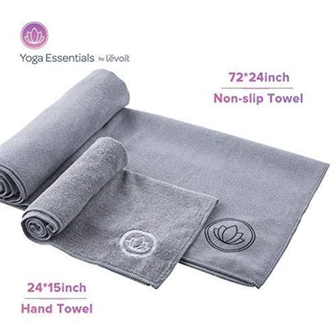 Levoit Yoga Mat Towel Set Non Slip Microfiber Super Soft And Absorbent