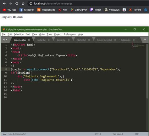 Php Mysql Ba Lant S Nas L Yap L R Baya Haber