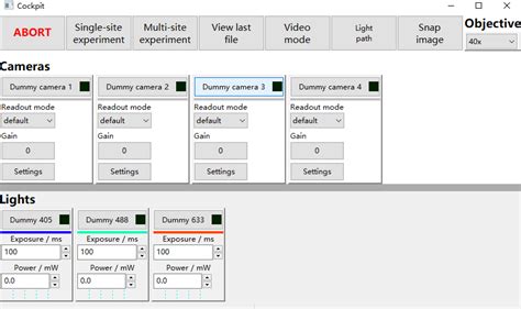 grey bar in the middle of main window · issue 592 · microscope cockpit cockpit · github
