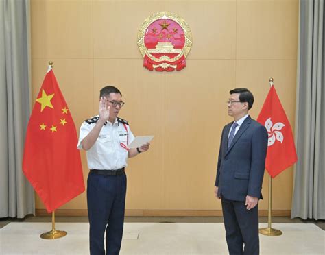 簡啟恩接任警方國安部門負責人 江學禮擢升國安處處長 政府發佈 香港中通社
