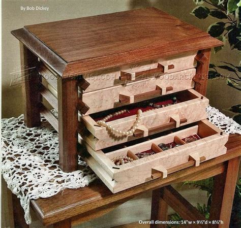 Jewelry Box Plans • Woodarchivist