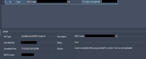 A New Visualization File Was Generated But Was Not Uploaded When