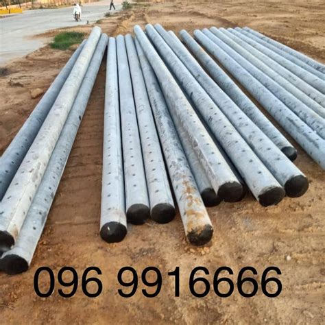 បង្គោលភ្លើង លក់និងដាំ Street Pole Phnom Penh