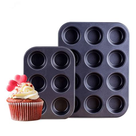 L Maat 12cups Cake Modle 12 Gaten Metalen Cakevorm Grandado