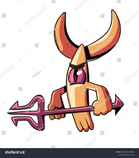 Devil Squid Character Mob Design Stock Illustration 2525414209 Shutterstock