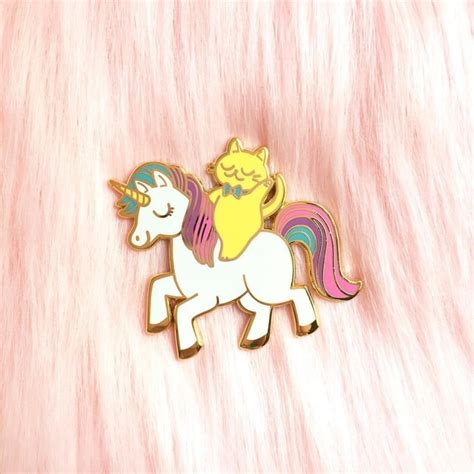 Iamlunasol — My Unicorn Cat Pin Is Back In My Shop In Slightly