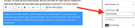 how to use block styles publishpress blocks