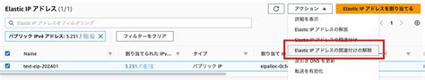 起動済み Ec2 インスタンスのパブリックipv4アドレスを削除する方法を教えてください Developersio